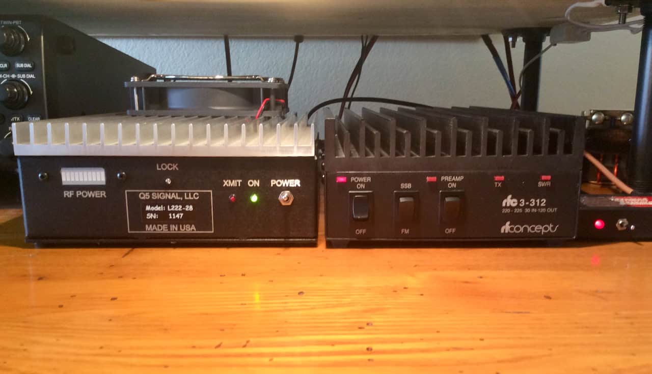 222 MHz RF Concepts Amplifier — Solid Performance | K5ND